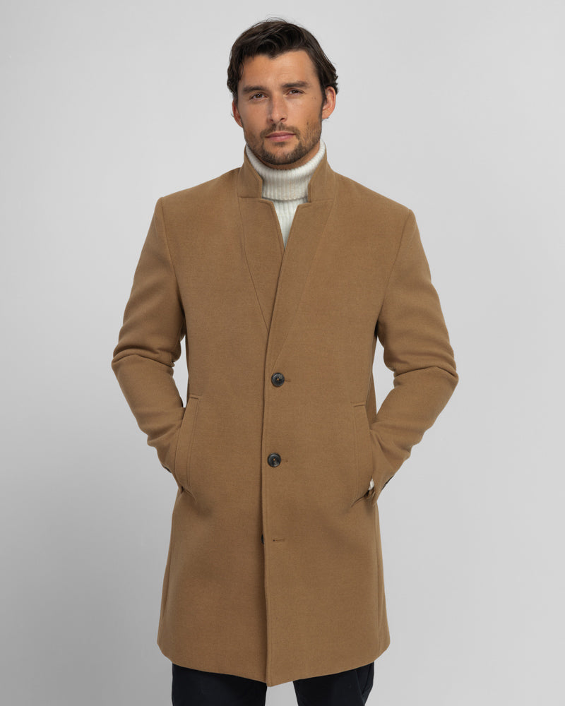 Steel & Jelly Men’s Holden Inverted Collar Coat